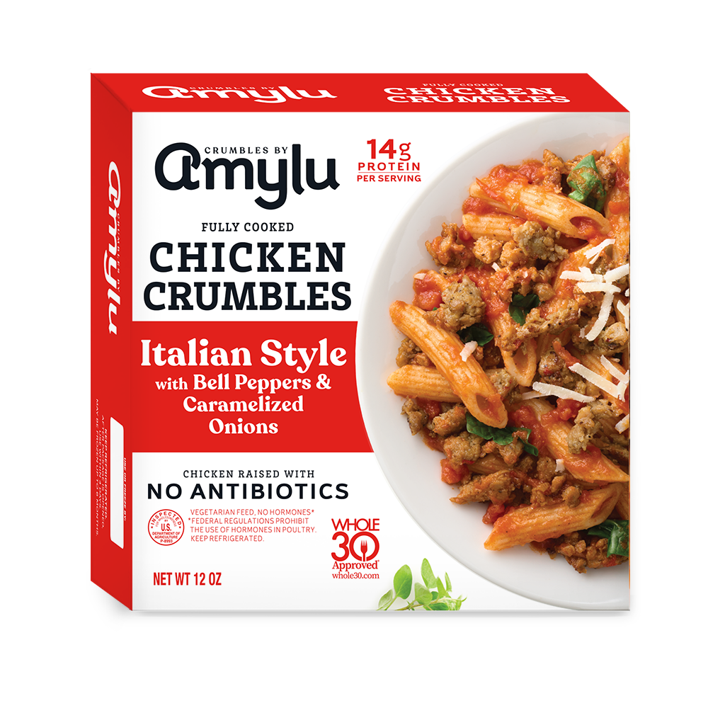 Italian Style Chicken Crumbles - Amylu Foods